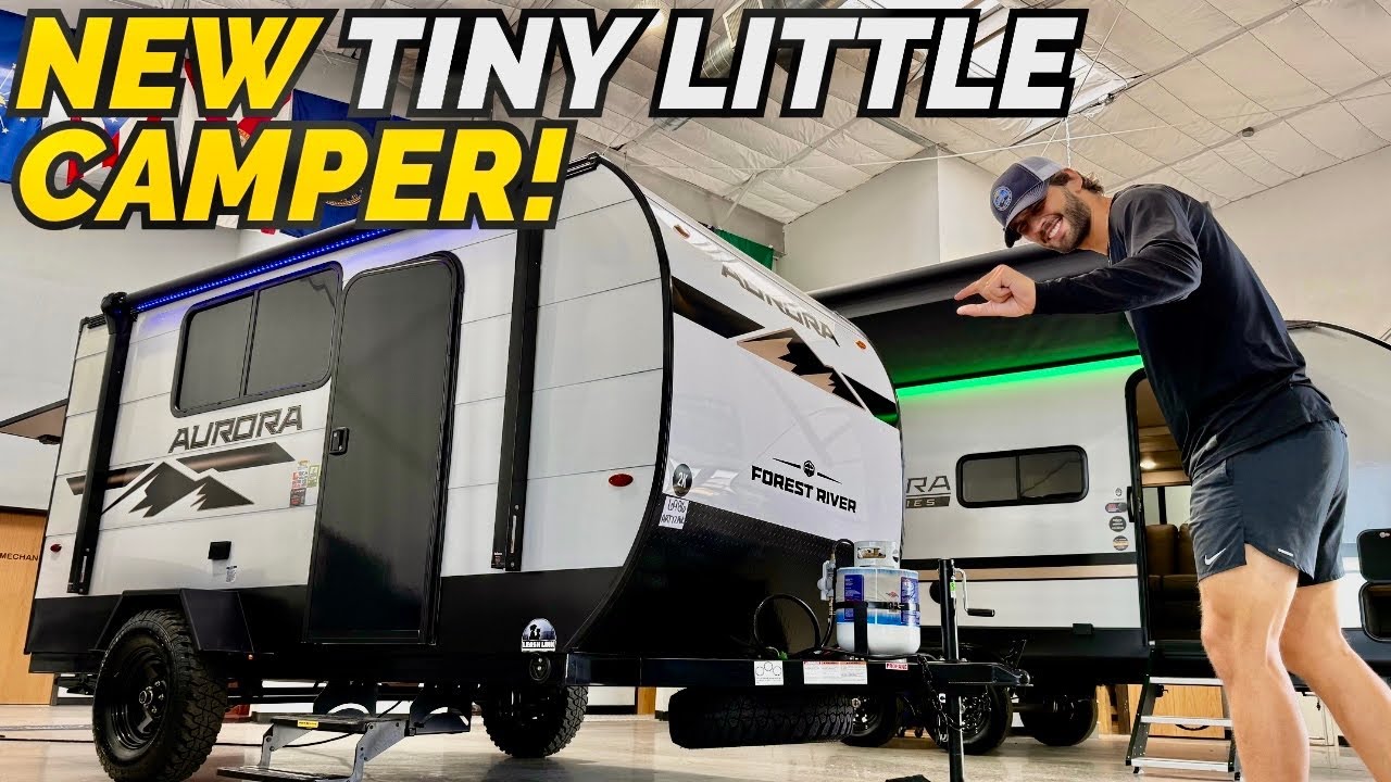 Forest River Drops Newest Aurora Light 12ROK Camper, So Fresh They ...