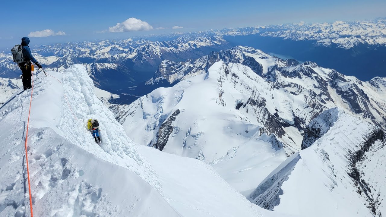 Mount Robson. Mountaineering in the Canadian Rocky Mountains