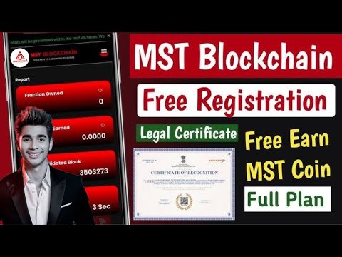 Mst Register & Full KYC Process || MST Blockchain Free Earn 50 Coin || MST Blockchain Full Plan