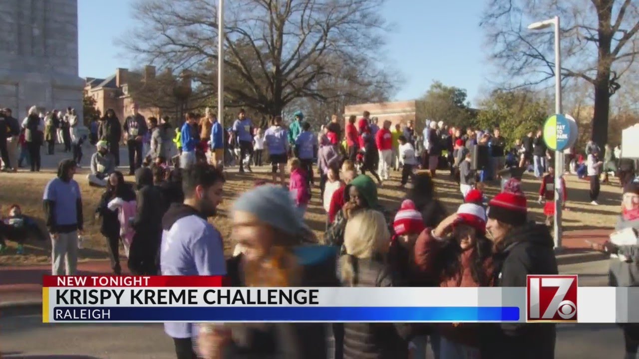 Hundreds compete in Raleigh Krispy Kreme Challenge run/walk