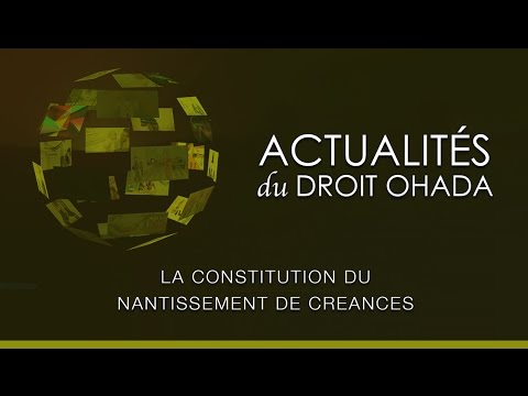 La constitution du nantissement de créances
