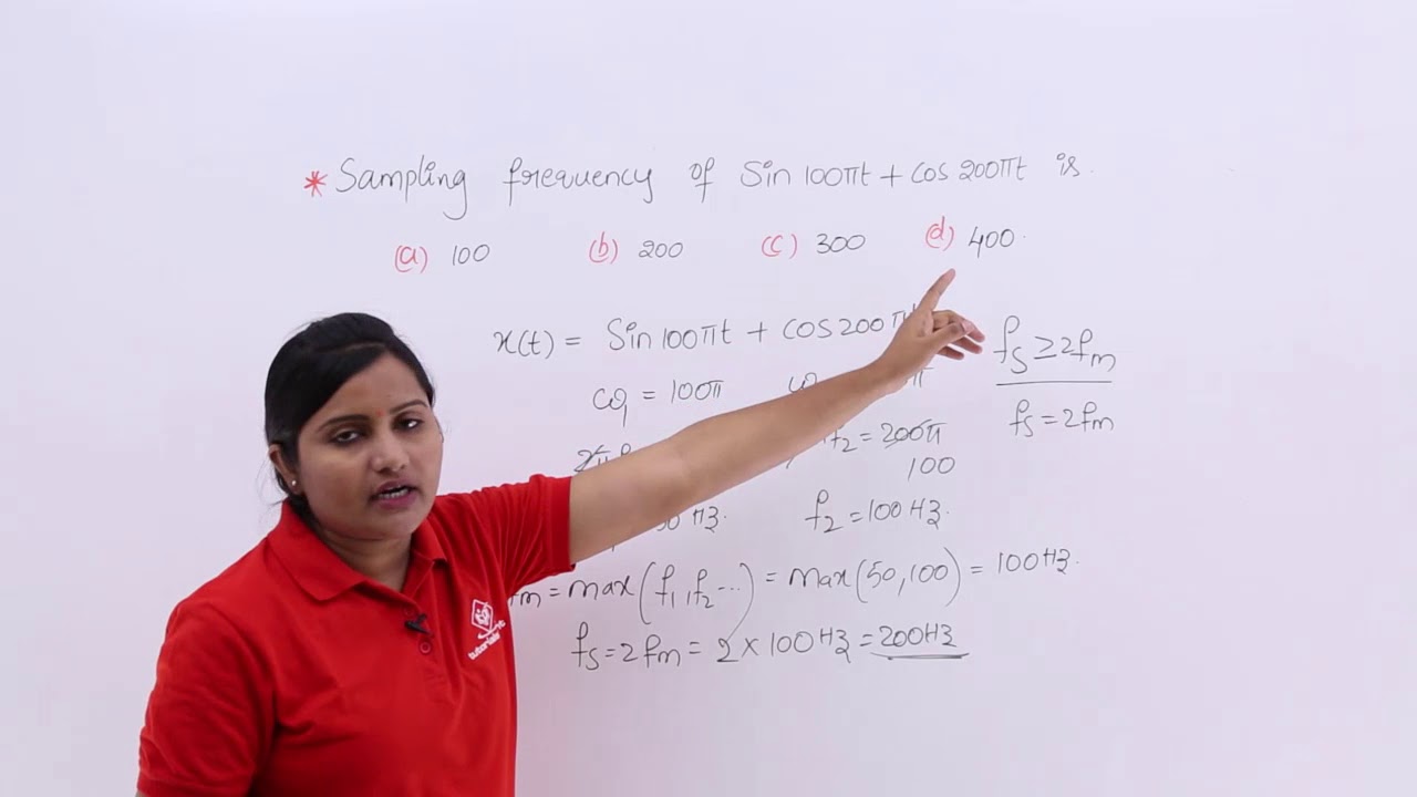 Sampling Frequency Problem Example 1
