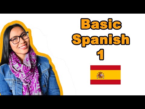 Matuto ng Spanish- Basic Spanish part 1 (TAGALOG)