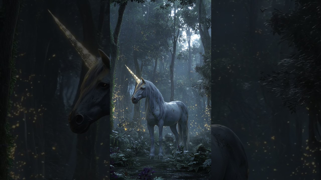 Moonlit Unicorn Magic 🌙🦄✨ | Enchanted Forest Dreamscape