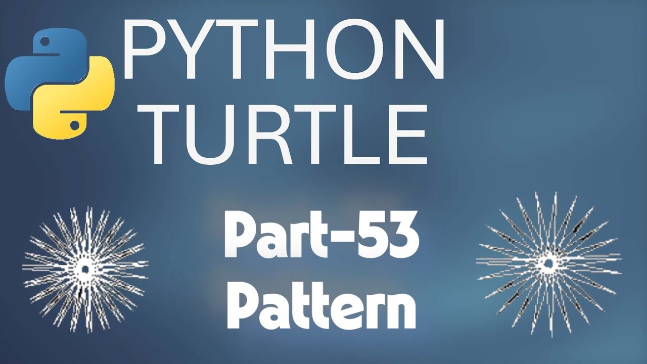 Python Turtle Pattern Tutorial | Learn Python for Beginners