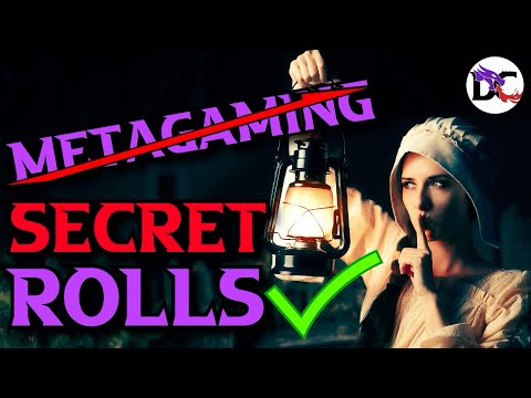 Secret Rolls STOP Metagaming | D&D 5e Blind Player Rolls