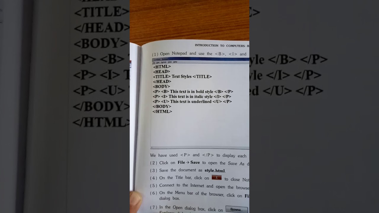 Std:7 Sub:Computer Ch:2 HTML(Part:6) Sem-2