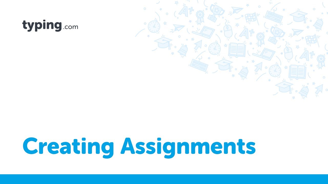 Creating Assignments in Typing.com
