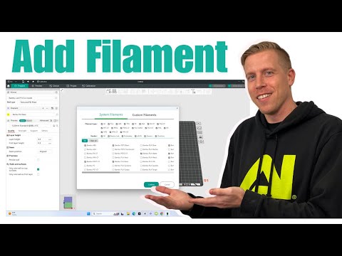 How to Add Filament in Orca Slicer