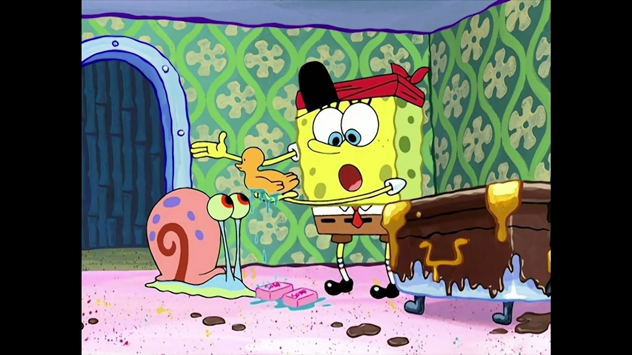 SpongeBob SquarePants: Gary Takes a Bath (Full Episode)