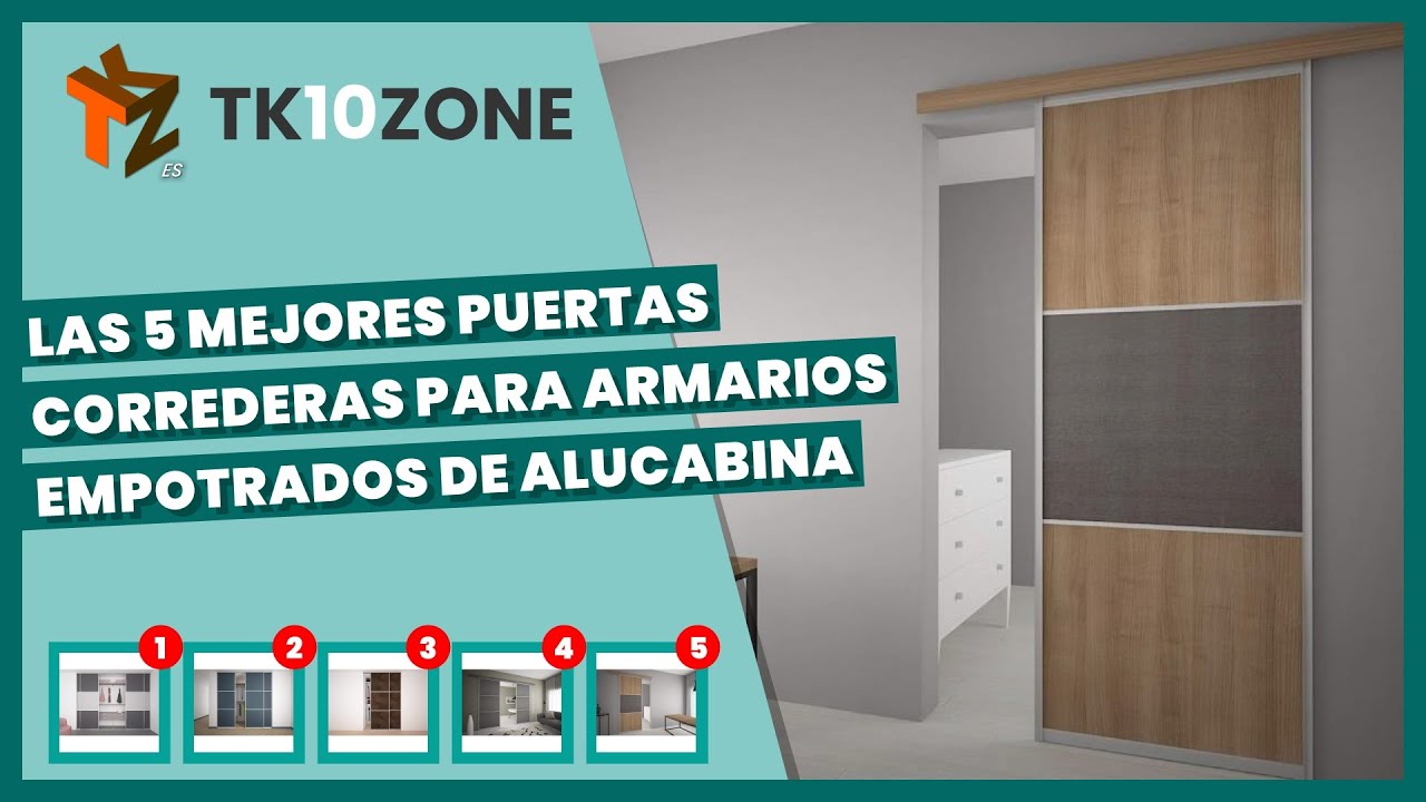 Las 5 mejores puertas correderas para armarios empotrados de alucabina