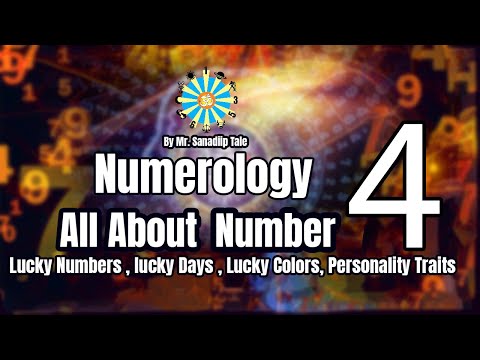 Numerology 4 All about number 4. Lucky date, Lucky Color, Lucky Stone, Nature & Behavior & Examples.