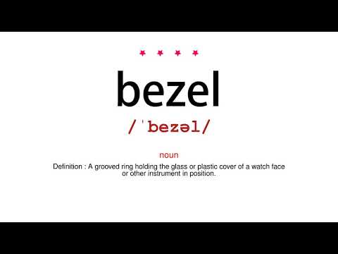 How to pronounce bezel - Vocab Today