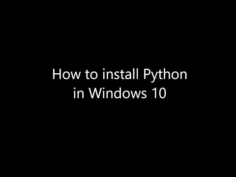 How to Install Python 3 on Windows 10