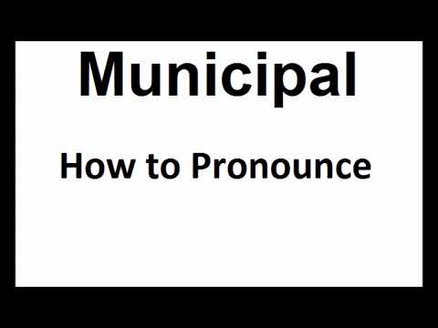 How to pronounce Municipal||How to say Municipal||Municipal Pronunciation||ABDictionary
