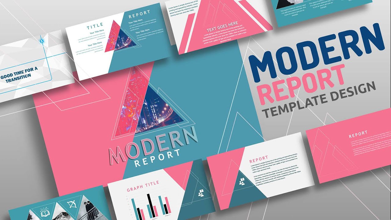 Create Stunning Reports with Modern PowerPoint Template