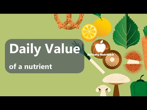 What is Daily Value?What is DV and %DV? | Food label lingoes revealed here