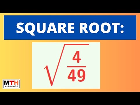 Square root of 4/49