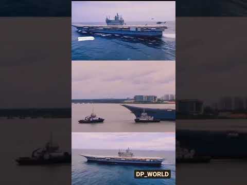 Welcome INS Vikrant ⚔️(Bravo Zulu is a Naval Signal , #IndianNavy 🇮🇳 #INSVikr ||DP_WORLD