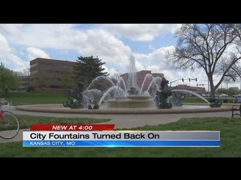 Kansas City celebrates as fountains flow again across city