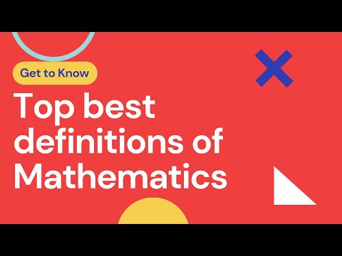 Definition of Mathematics || Top best Definitions Of Mathematics || What is MATHEMATICS?