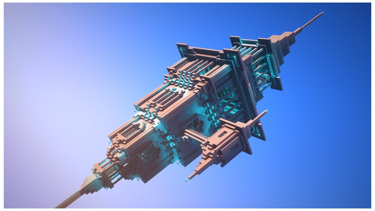 Minecraft: One Block Type Build | "The Andesite Tower" - Minecraft Builders