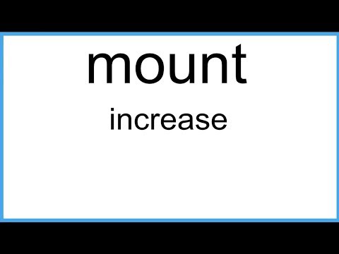mount meaning | Vocabulary for Kids | Children's Dictionary | Learn English Vocabulary