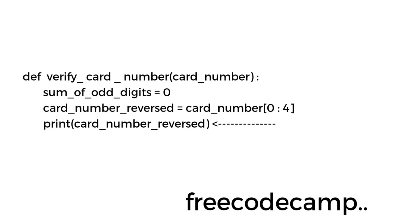 Implementing the Luhn Algorithm | Python Beta Certification | Step 11