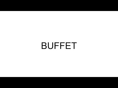 How to Pronounce 'buffet' Correctly | English Pronunciation Guide