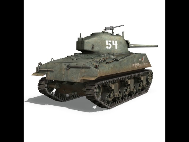 M4A2 Sherman - Destroyer 3D Model - FlatPyramid