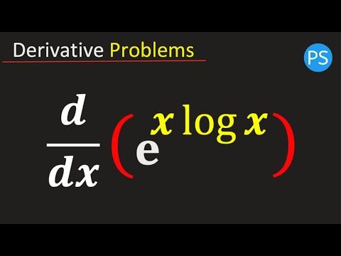 Derivative of e^xlogx (e to the power xlogx)