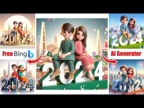 How to create 3D AI Trending Couple Images using Microsoft Bing 2024 | Bing Ai Image Creator |