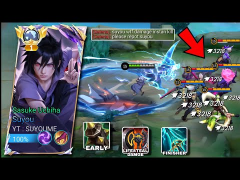 MOONTON THANKS FOR NEW SUYOU X SASUKE UCHIHA SKIN!! (Early Access Gameplay!?) - MLBB