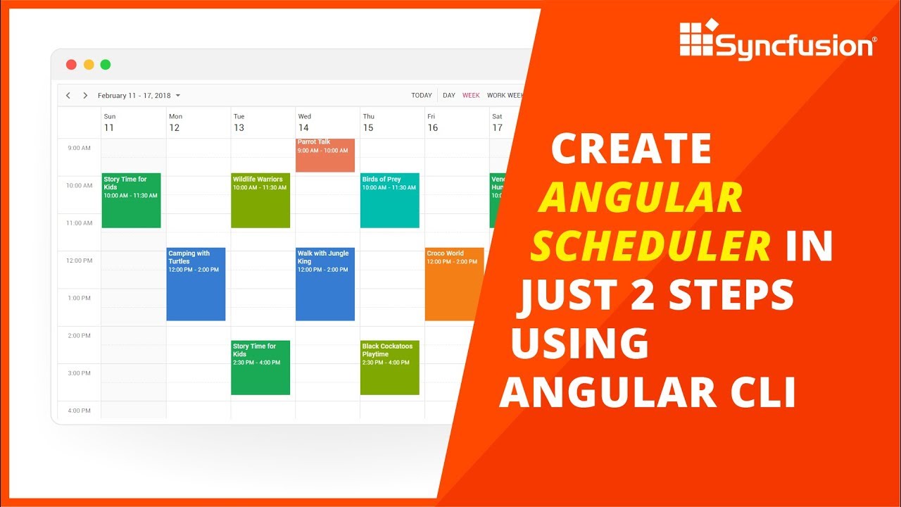 Create an Angular Scheduler Using the Angular CLI