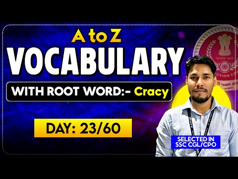 SSC Vocabulary | Complete Vocab for SSC | Vocab with Root word Phil | GOLDEN ASO Vocabulary