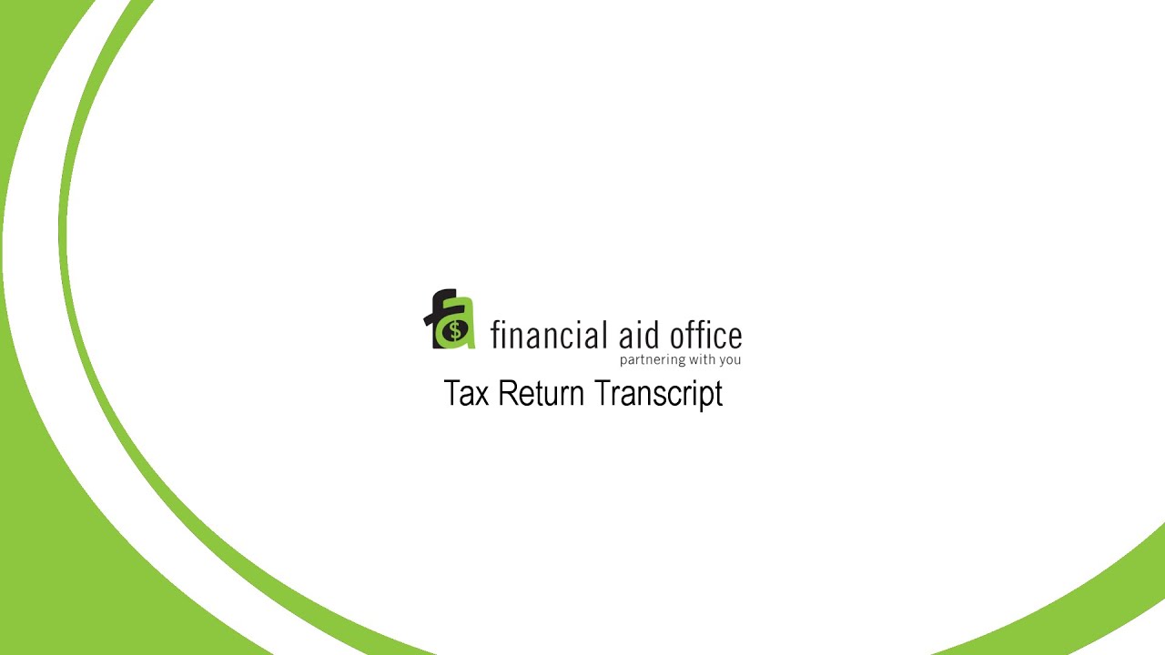 How to Request a Tax Return Transcript - Biola Financial Aid