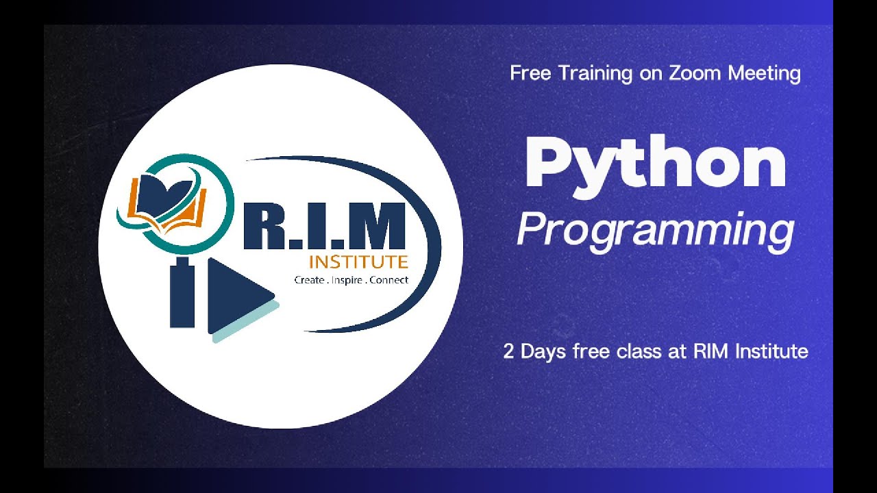 💻 Python Programming Training – Recorded Session 💻