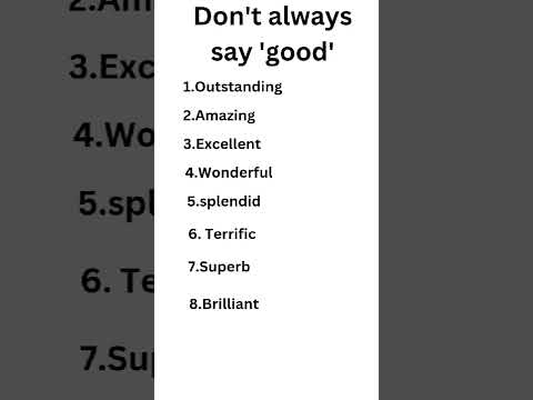 replace good with #good #synonyms #goodsynonyms#best#explorenow #englishlanguage #trending#move#hit