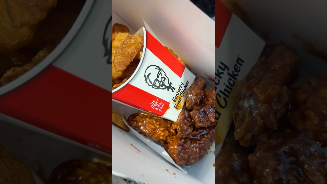 KFC Honey BBQ Wings #foodblogger #foodreview #kfc