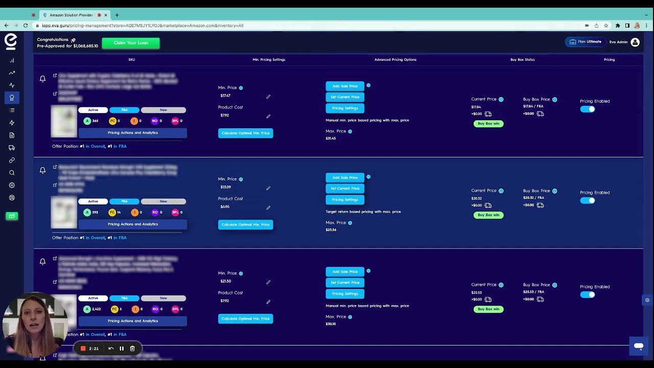 Introducing The Pricing Management Tab on Eva [Tutorial]🏷️📊