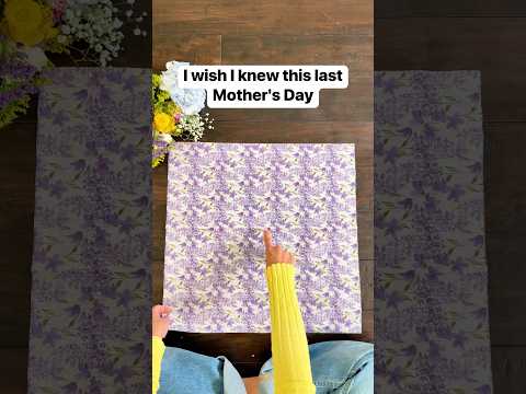 How to wrap flowers for special occasions #MothersDay #mom #flowers #bouquetofflowers