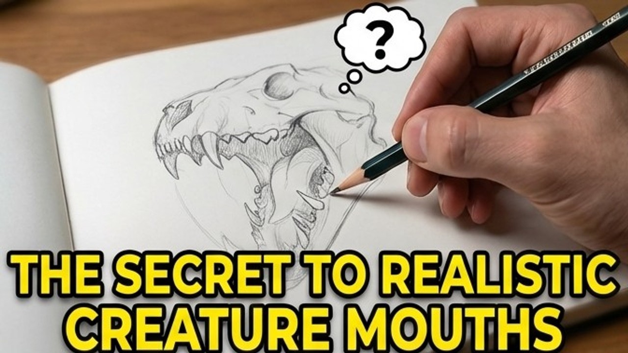Top 5 Tips for Sketching a Creature's Mouth!