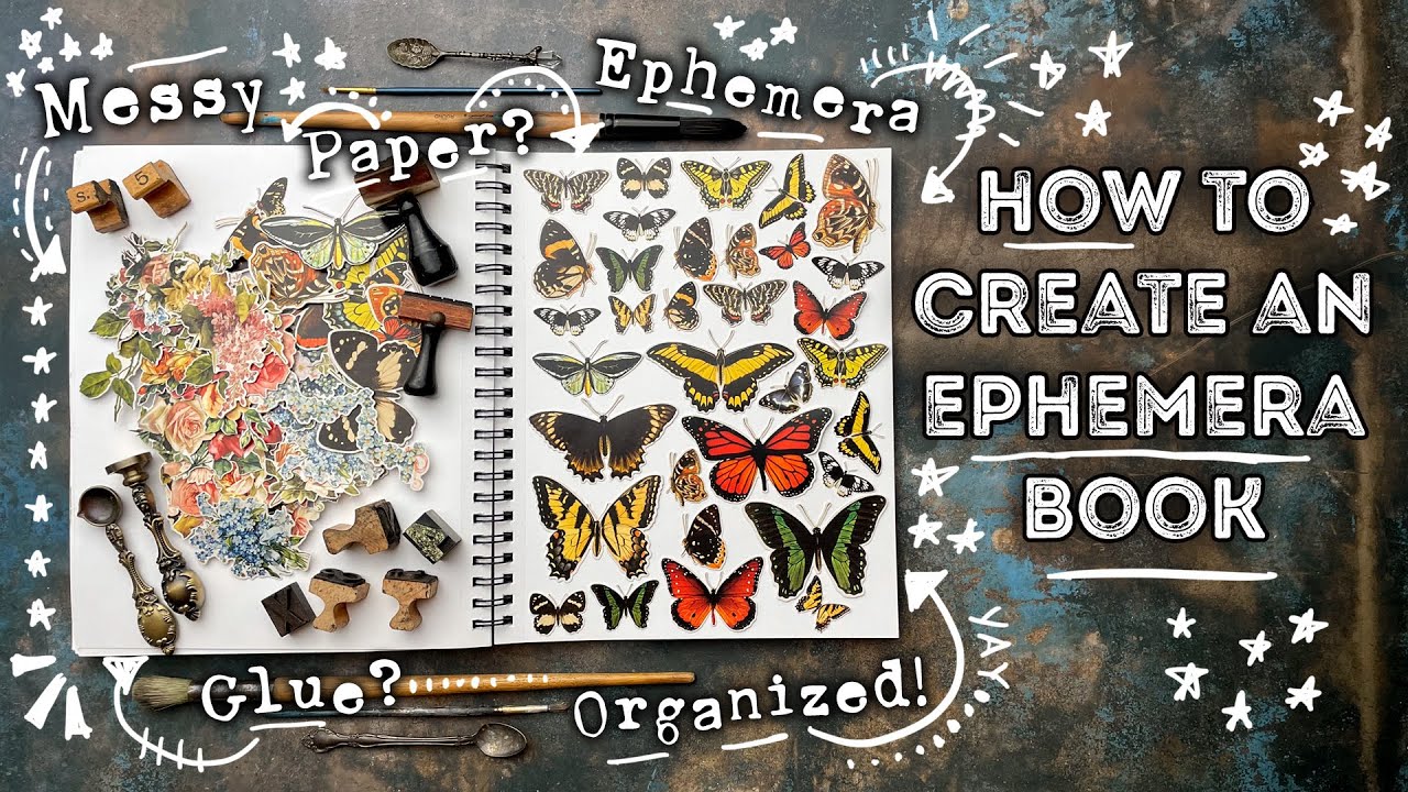 Create an Ephemera Book | How I store my Tim Holtz ephemera