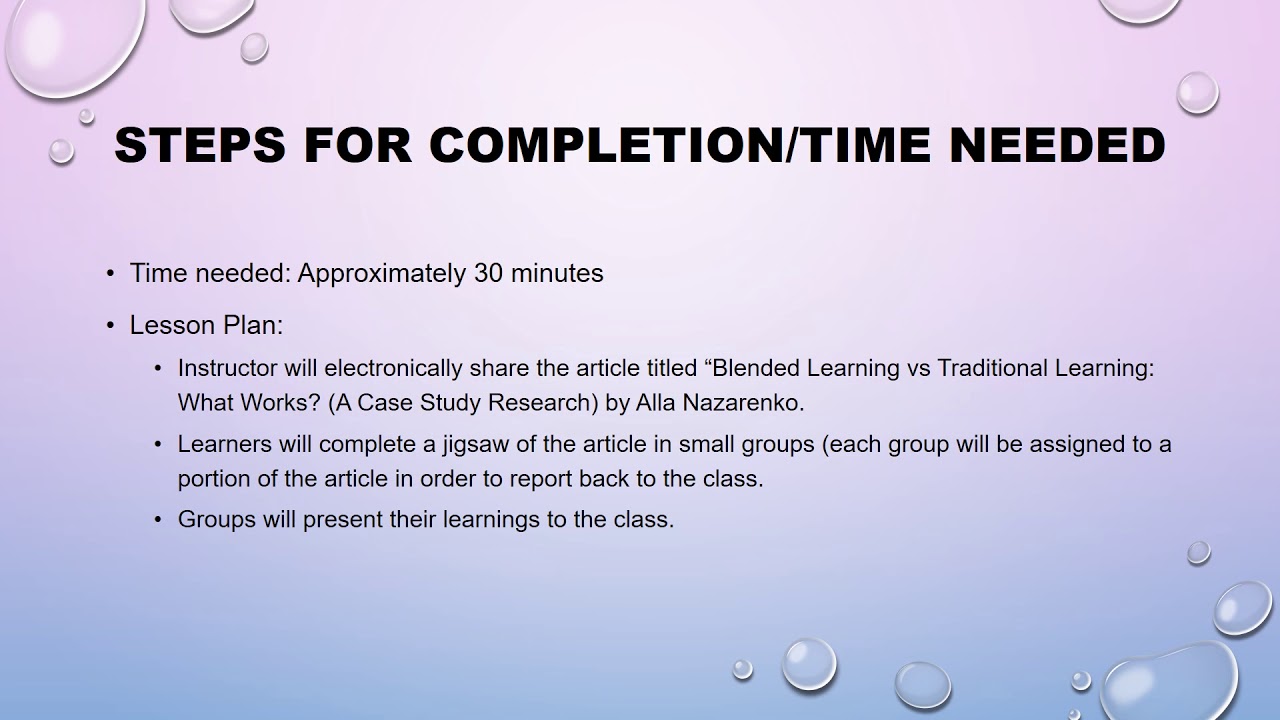 Module 3 Lesson Plan Video