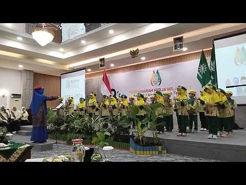 Angklung Mars Muhammadiyah TK Aisyiyah pada Musykerwil Nasyiatul Aisyiyah Jawa Timur 2025