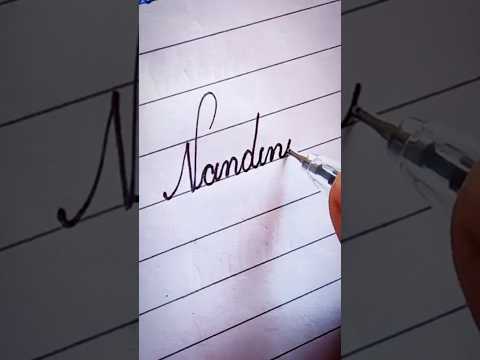 Nandini name writing styles #shorts #viral #youtubeshorts
