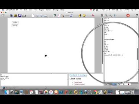 MicroWorlds EX Logo Lesson 15A (Mac)