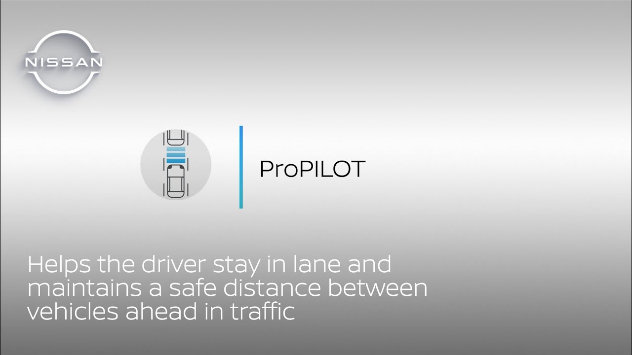 How the Nissan ProPILOT technology works