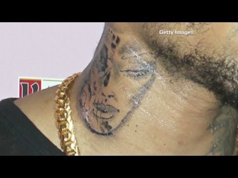 Chris Brown's new tattoo called 'creepy'