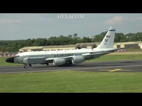 US Air Force RC-135V Rivert Joint at RIAT 2024